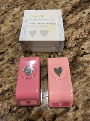 Creative Memories Lovable Mini Pocket Punches 2 Hearts New In Box | eBay