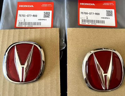 1997-01 Honda Acura Integra Type-R DC2 Red Emblem Front Rear Set ...