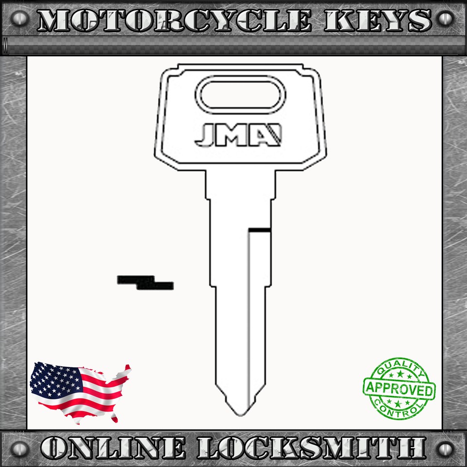 2 New Uncut Keys For Yamaha Motorcycles Key Code: B32010-B79897- YH47 ...