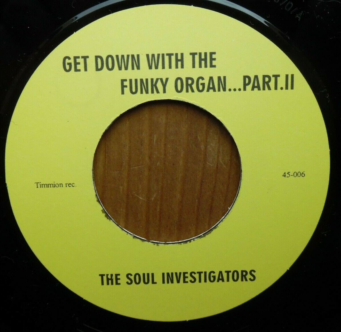The Soul Investigators - Get Down With The Funky Organ / Timmion ...