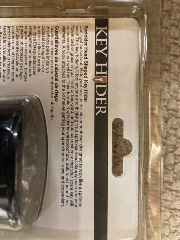 Hillman Sprinkler Head Hide A Key Hide-A-Key Cleverly Designed Key ...