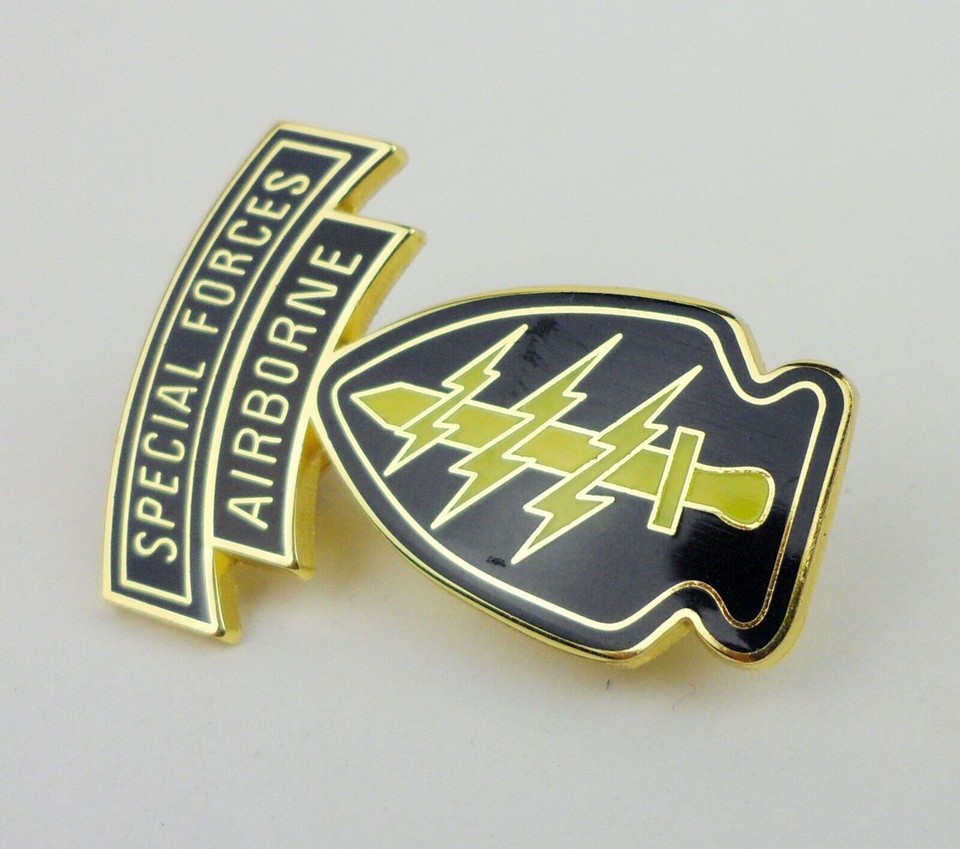 SET UNITED STATES US ARMY SPECIAL FORCES CAP BADGE PIN MILITARY HAT PIN ...
