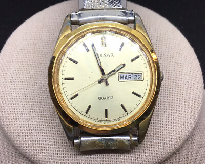 Vintage Mens Pulsar Wrist Watch "AS IS" W738 | eBay