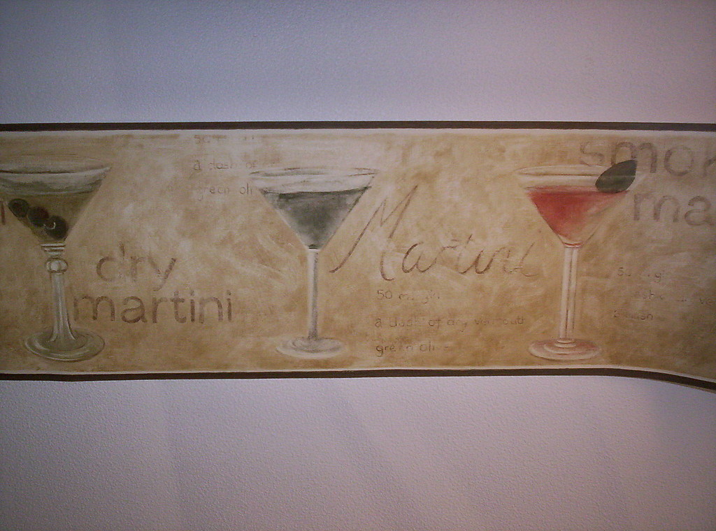 Martini Wallpaper Border
