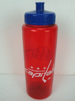 PROMOTIONAL, Washington CAPITALS Red Squeeze WATER BOTTLE Promo AAA | eBay