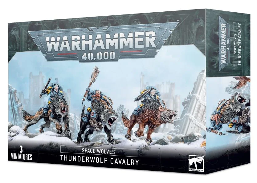 Thunderwolf Cavalry Space Wolves Marines NEW in BOX Warhammer 40K ...