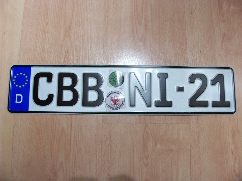 CUSTOM Customized Personalized European Union Euro License Plate ...
