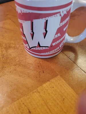 Wisconsin Badgers Coffee Mug Vintage Collegiate NCAA Front & Back | eBay