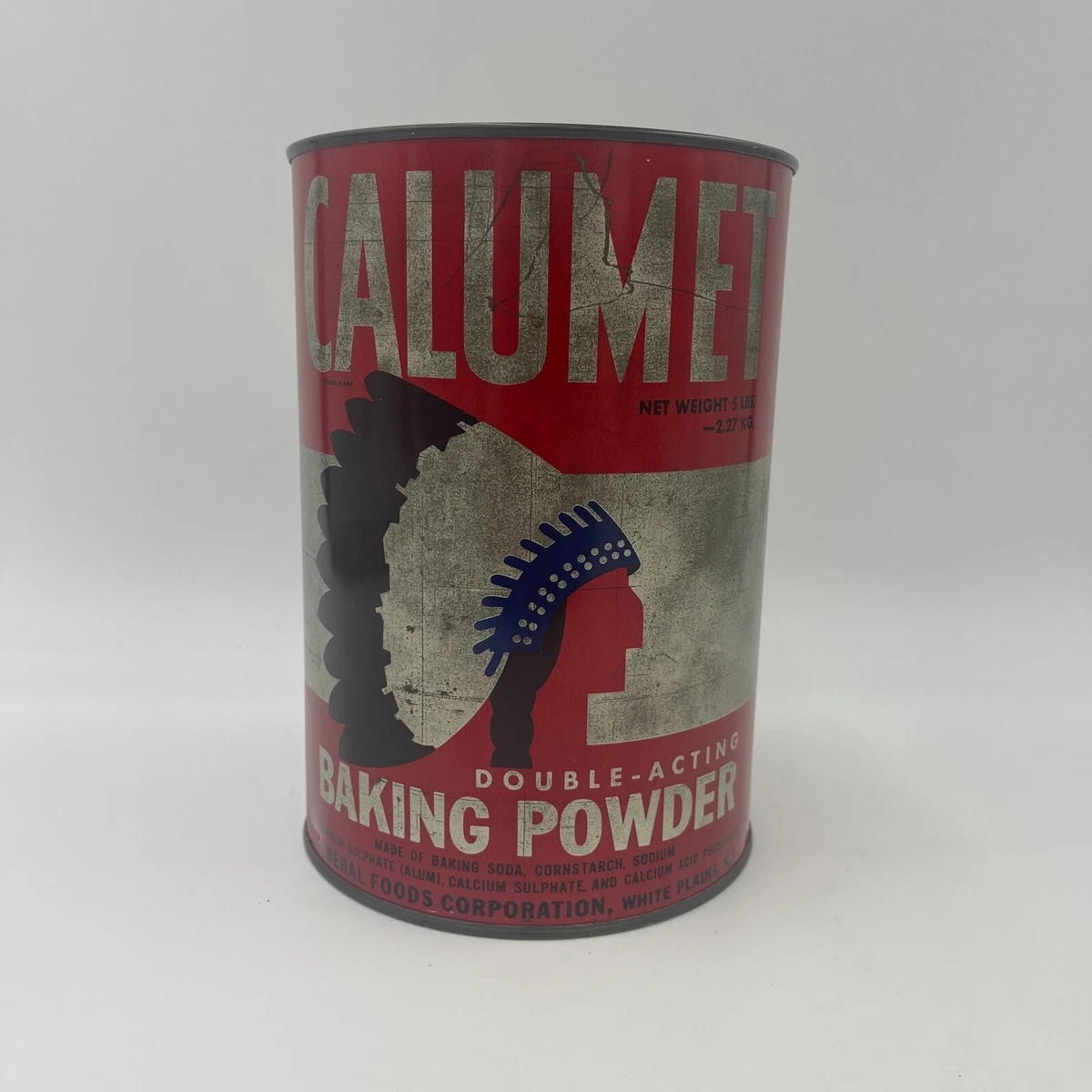 5lb Calumet Baking Powder Tin