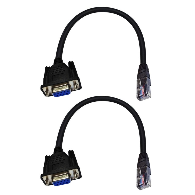 9pin DB9 Serial RS232 To RJ45 Consoles Cable For Routers Switching ...
