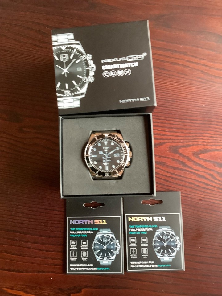 North 511 Nexus Pro Smart Watch Fitness Tracker In Box With Accessories ...