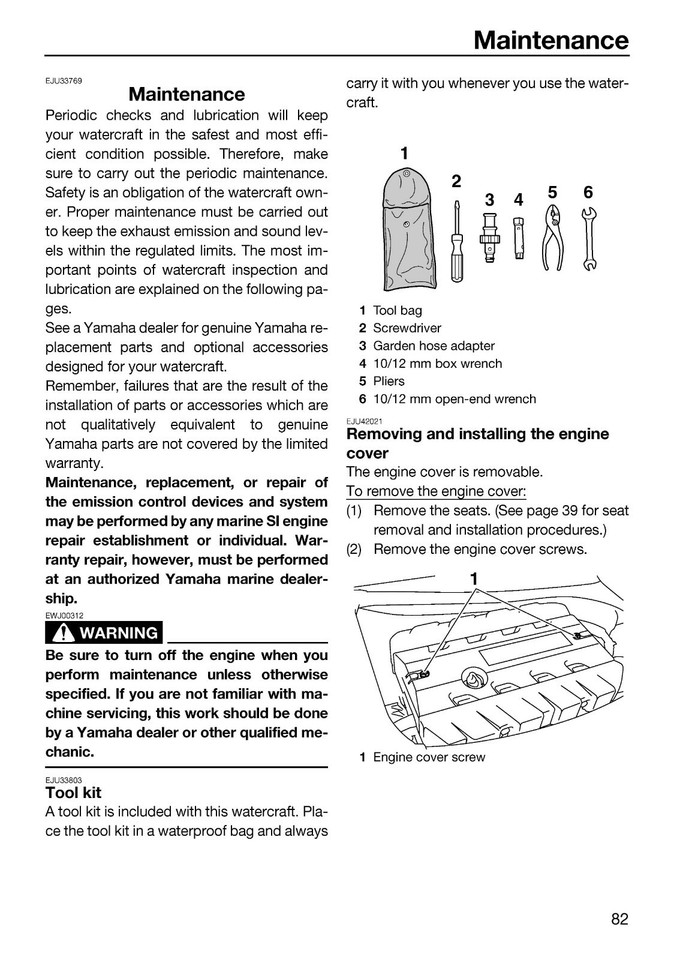 Yamaha Owners Manual Book 2016 WaveRunner FZR (SVHO) | eBay