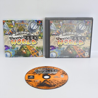 THEME PARK WORLD PS1 Playstation For JP System ccc p1 | eBay