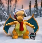 Build A Bear Giant CHARIZARD 2ft Pokemon Plush, Hat, Scarf Jumbo ...