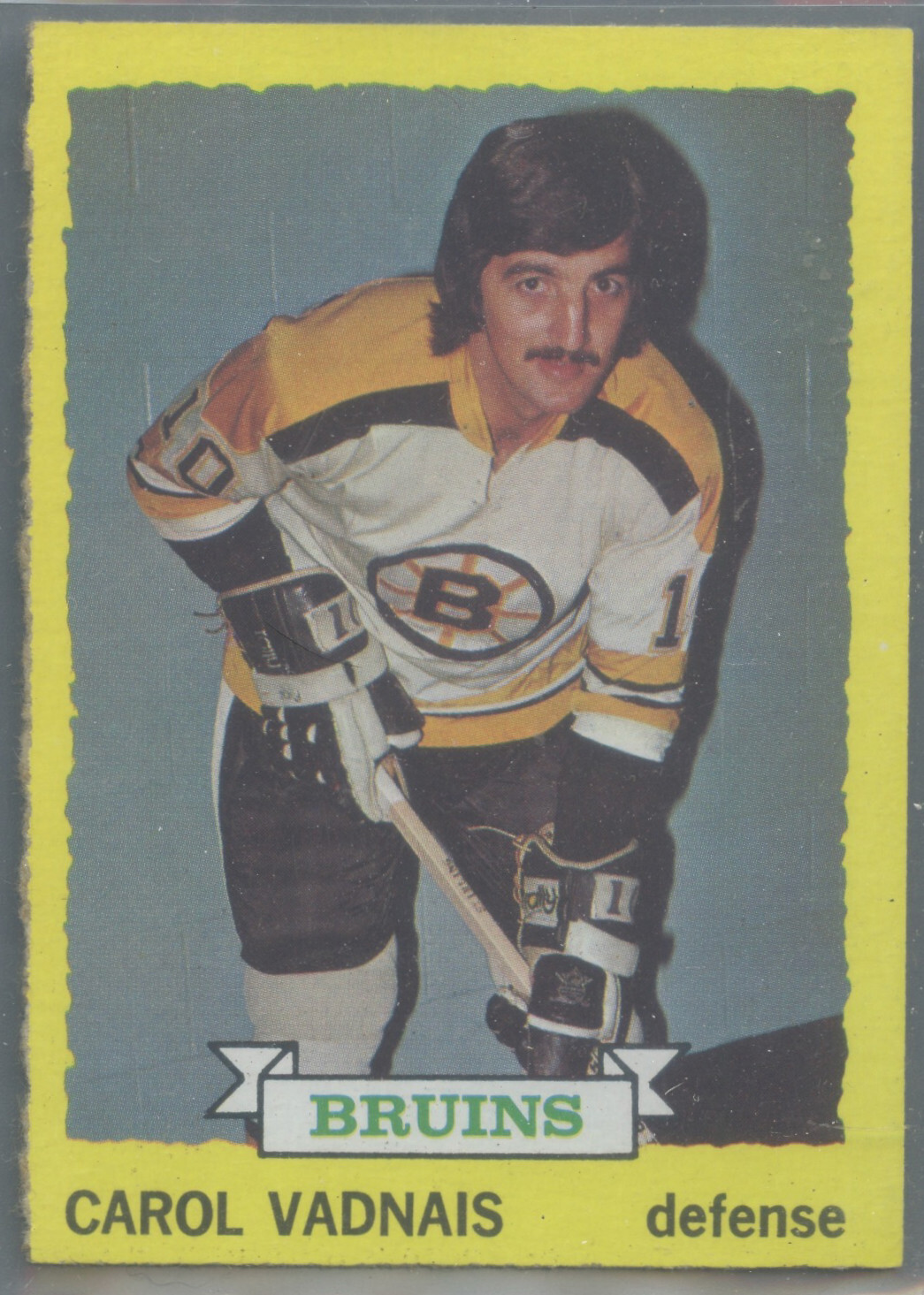 1973-74 Topps #58 Carol Vadnais Boston Bruins | eBay