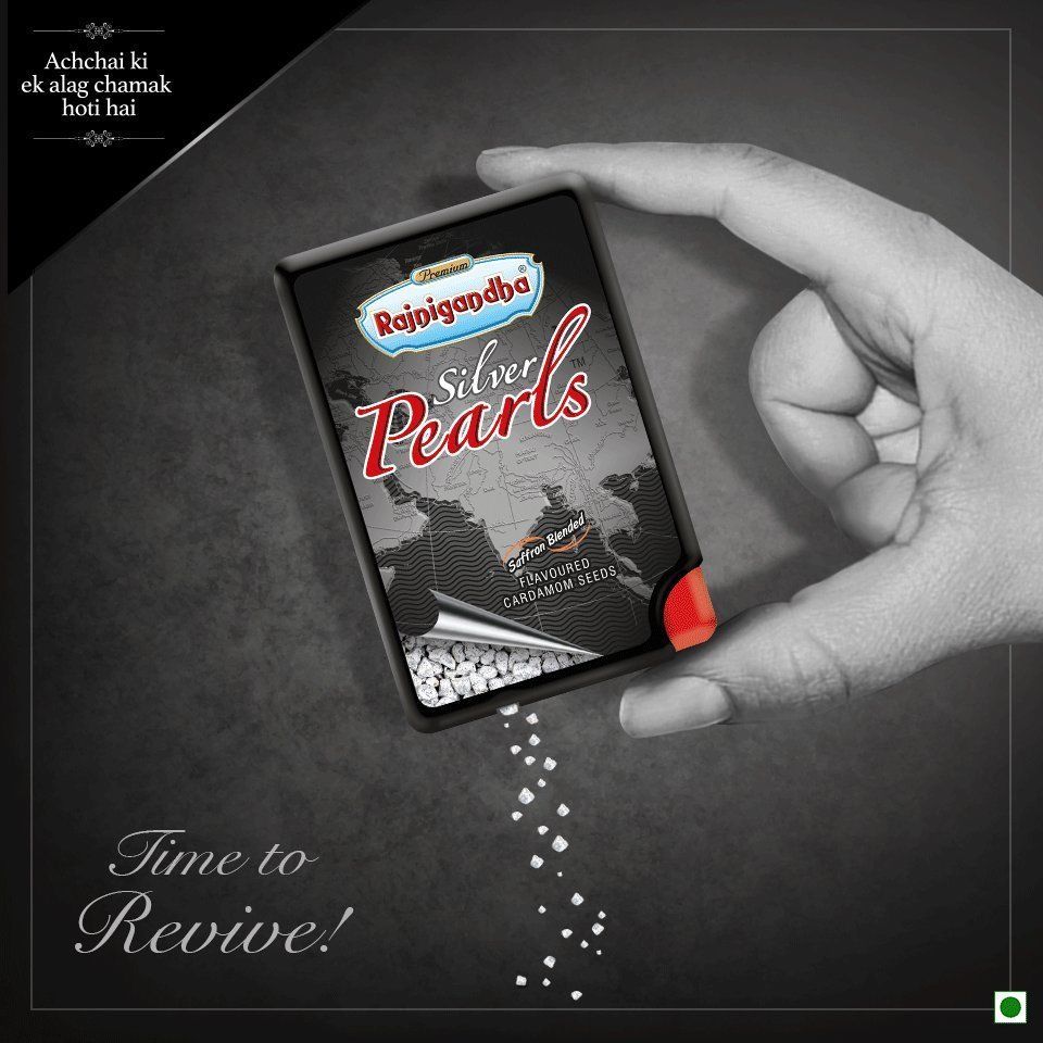 Rajnigandha Silver Pearls 24 x 5.75g Saffron Flavoured Elaichi Cardamom ...