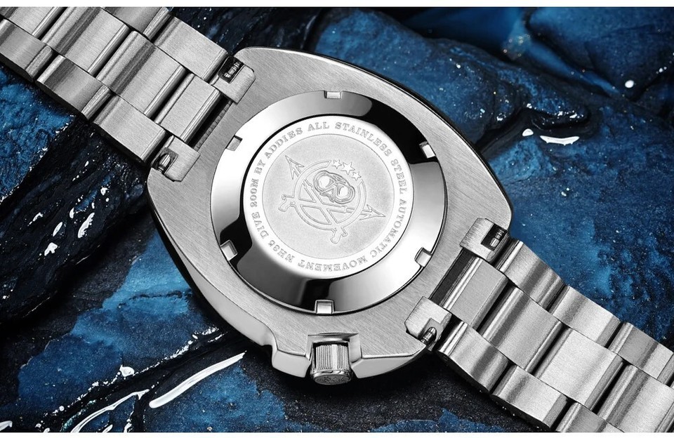 Addiesdive "Captain Willard" Fully Automatic 43.5mm Divers Watch NH35A ...