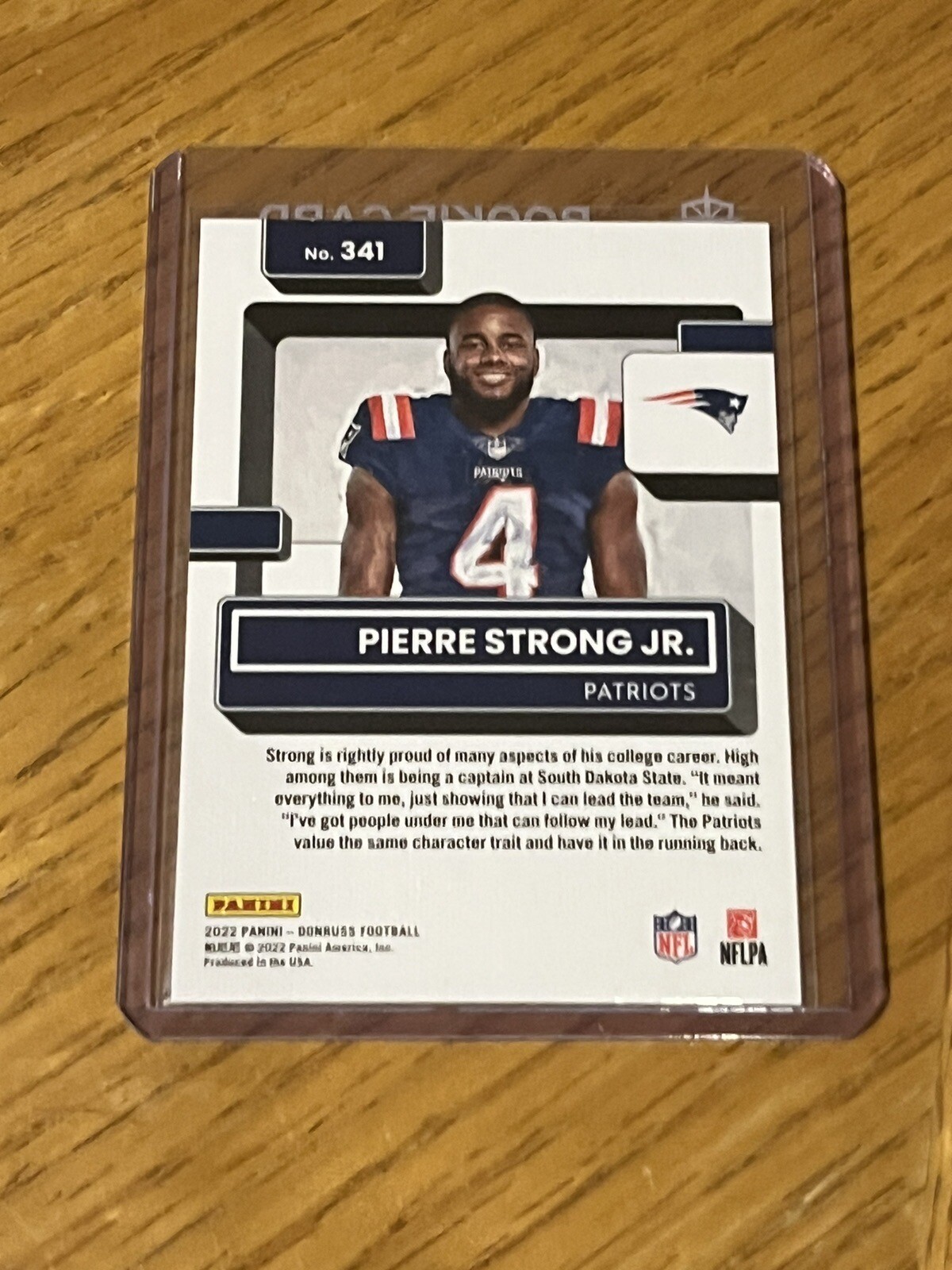 2022 Panini Donruss - Rated Rookie Pierre Strong Jr. #341 Canvas (RC ...