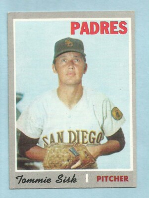 1970 Topps Baseball Tommie Sisk #374 San Diego Padres EX/MT | eBay