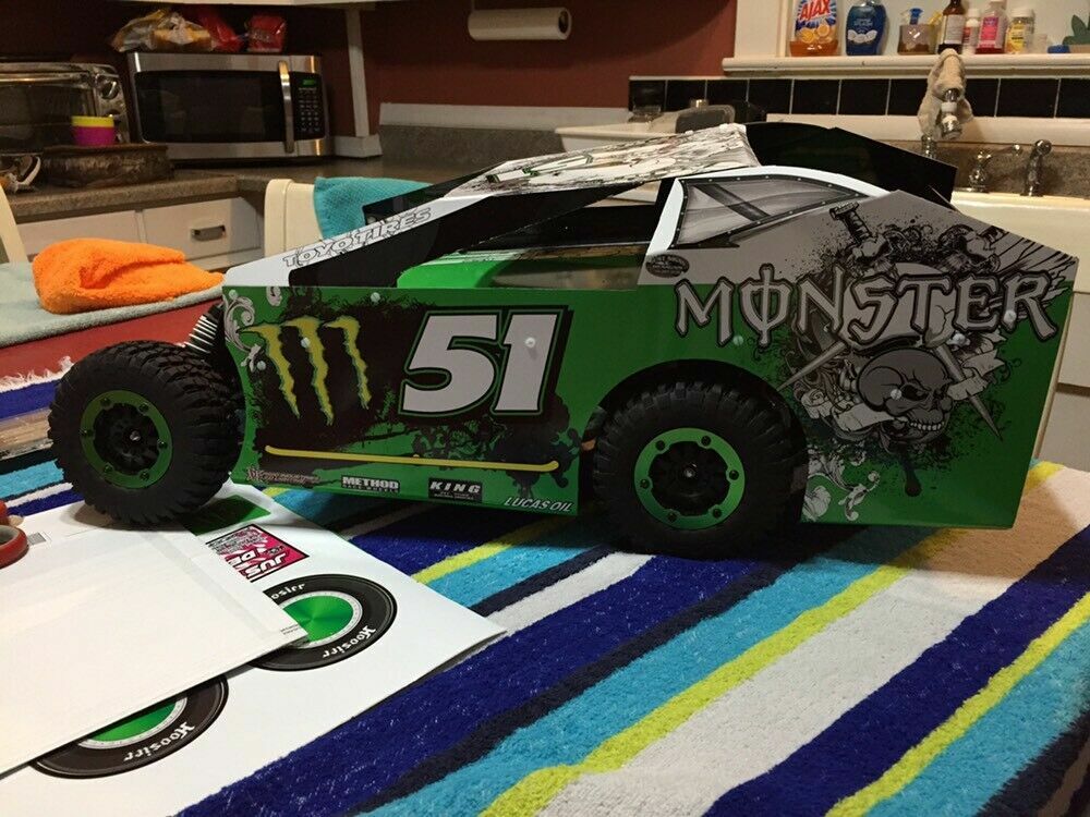 SALVAS MUDBOSS 2023 TRAXXAS SLASH TTBJB MUNSTER THEME WRAP KIT | eBay