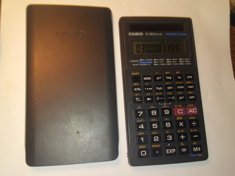 Casio FX-260 Solar Scientific Calculator - Tested 79767177232 | eBay