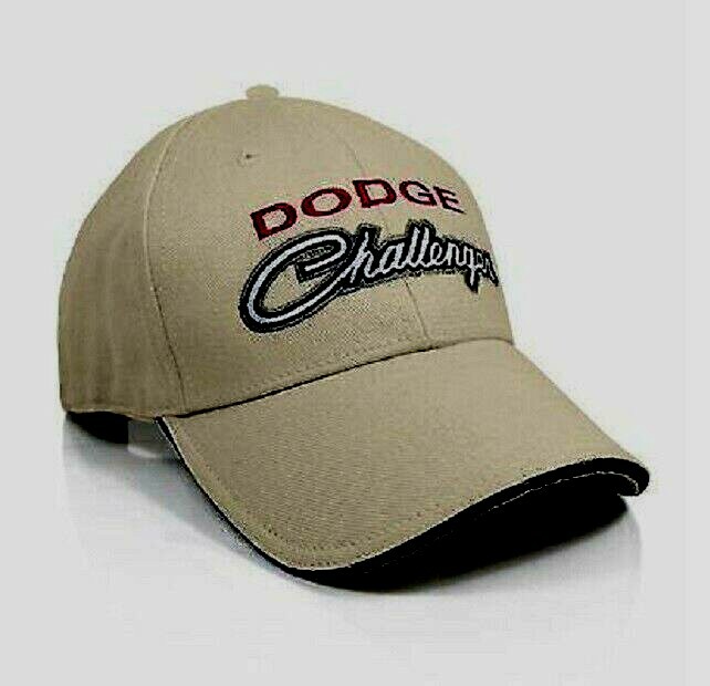 MEN'S DODGE CHALLENGER HAT/CAP CHOOSE NAVY BLUE,TAN,BLACK EMBROIDERED ...