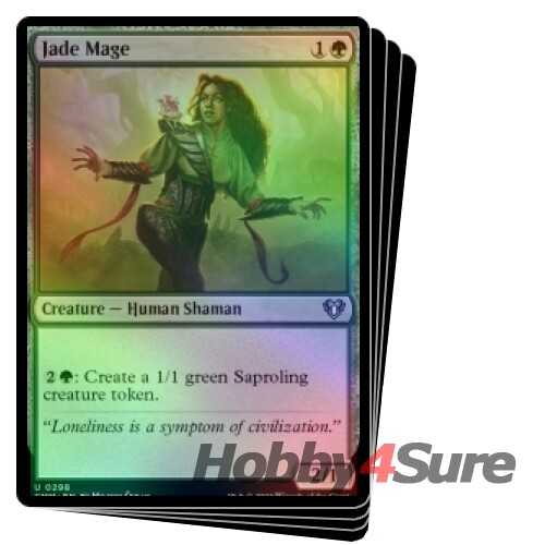 Foil Jade Mage X4 M/NM Magic: The Gathering MTG Commander Masters | eBay