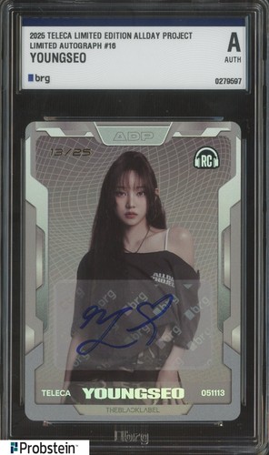 2025 Teleca Limited Edition Allday Project #16 Youngseo AUTO BRG ...