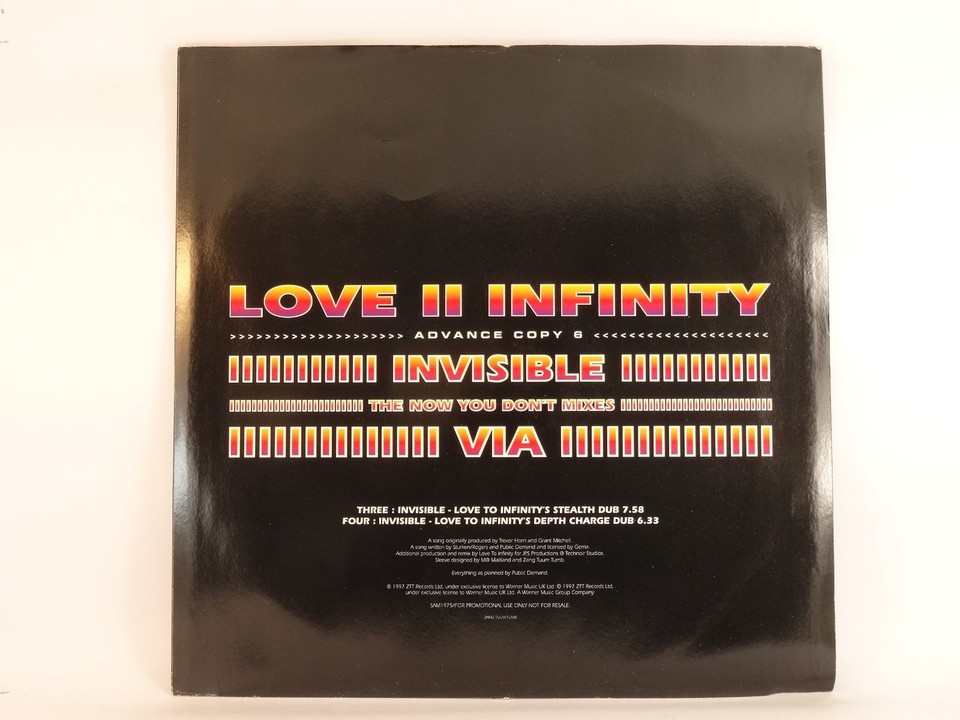 PUBLIC DEMAND INVISIBLE (237) 4 Track Promo 12" Single also Picture ...