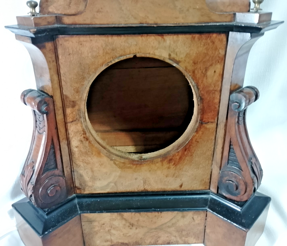 Good quality ornate Antique clock case c1900 - had a french striking ...