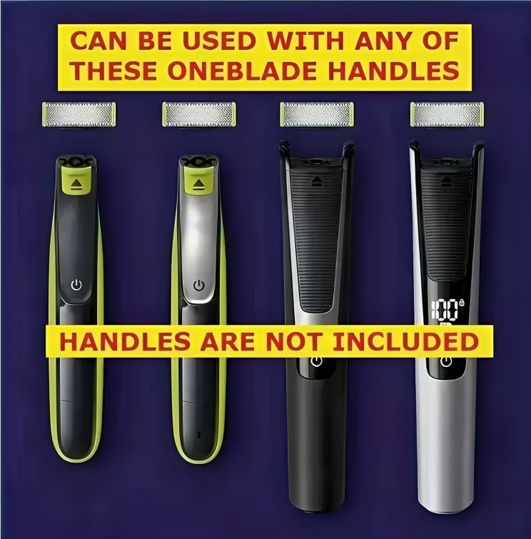 2Pcs For Philips OneBlade Razor Shaver Replacement Blade One Head ...