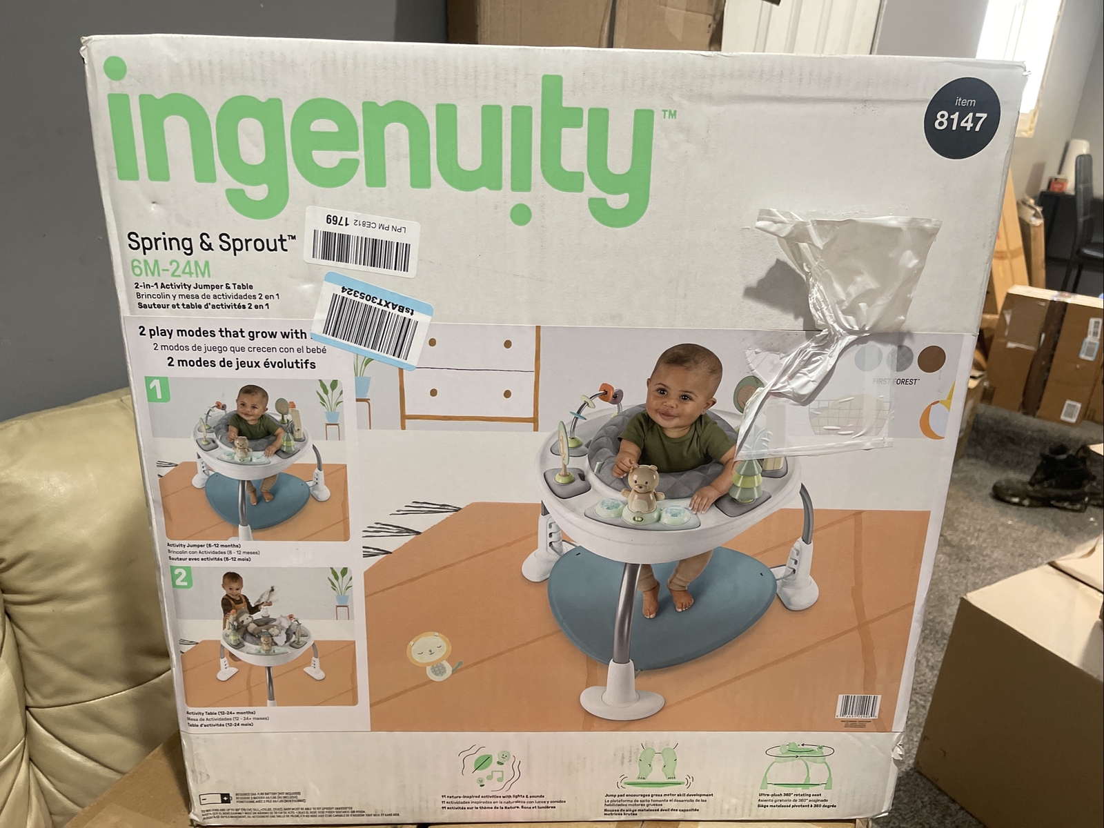 Ingenuity Spring & Sprout 2-in-1 Activity Center - 12903 for sale ...