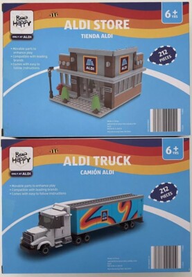 Aldi Truck Bricks & Aldi Store Building Set 212 pieces Camion, Tienda ...