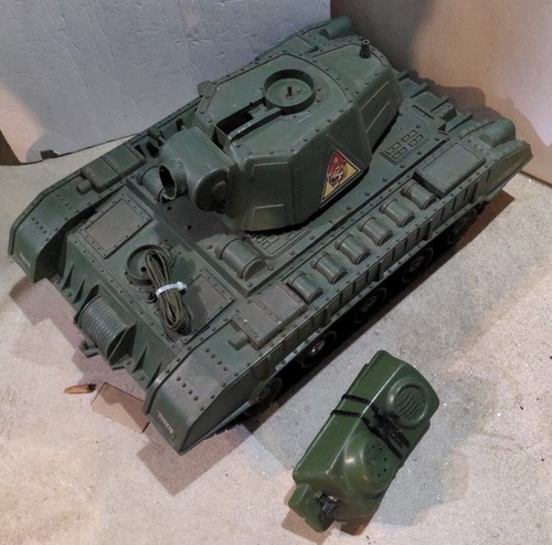 Rare Vintage Tiger 4 Joe Tank Army Military Toy #550276 Untested ...