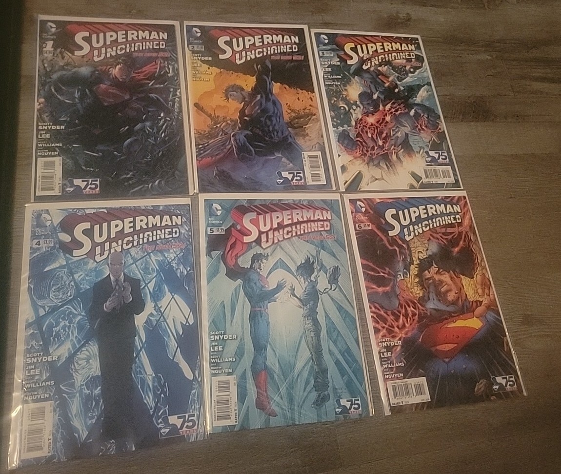 Superman Unchained #1 - 6 (DC Comics 2013) The New 52 Scott Snyder Jim ...