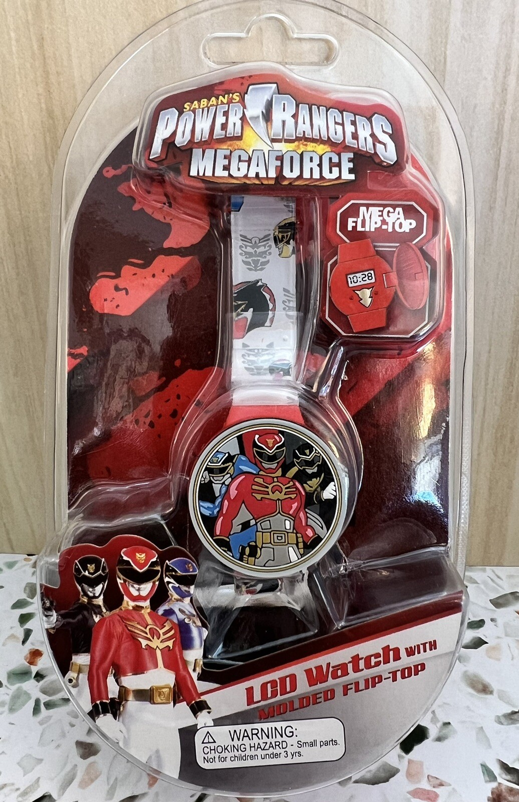 Saban’s Power Rangers Megaforce Mega Flip-Top LCD Watch with Molded ...