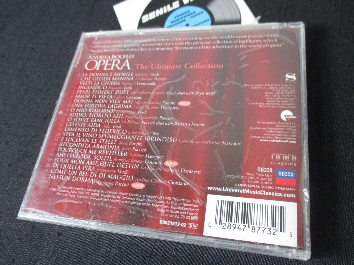 Andrea Bocelli Bocelli, Andrea Opera: The Ultimate, 48% OFF