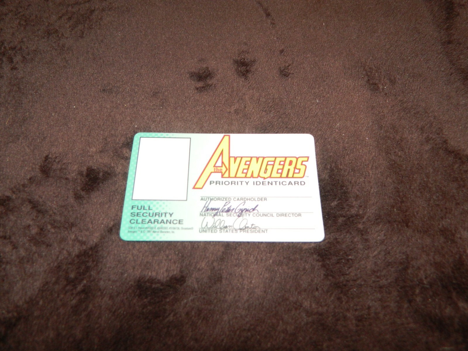 Marvel Avengers Priority ID Identicard PROMO Card | eBay