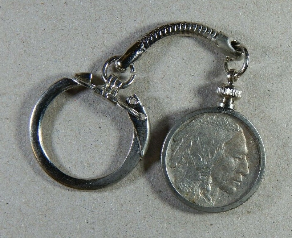 1913 Buffalo Nickel Key Chain High Grade Coin | eBay