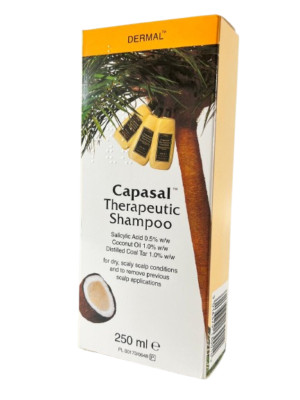 Capasal Theraputic Shampoo For Scaly Scalp, Eczema, Dandruff, Psoriasis ...