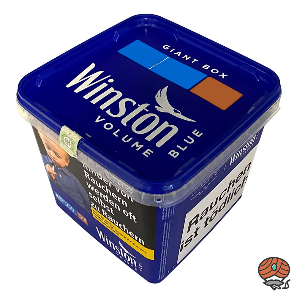 2x Winston Blue/Blau Volumentabak Giant Box à 205g + Hülsen | eBay