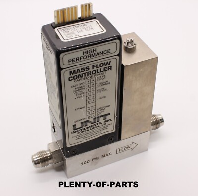 Unit Instruments Mass Flow Controller 1200A Series N2 500psi Max ...