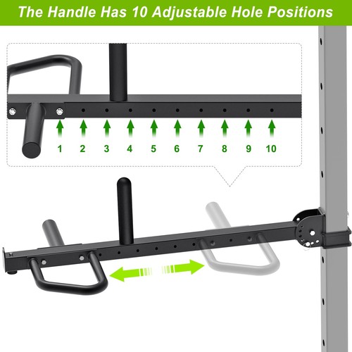 Adjustable Lever Arms Jammer Arms for 3'' x 3'' Power Racks with 5/8 ...