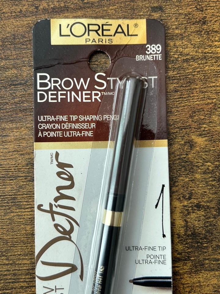 L'Oreal Brow Stylist Definer Eyebrow Pencil Ultra-Fine 389 Brunette 3 ...