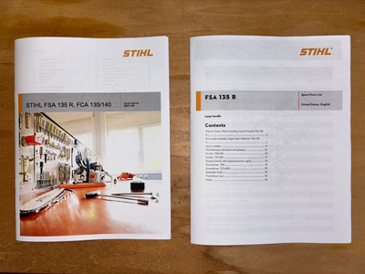 FSA 135 R FSA135R Battery Trimmer Service Workshop Repair & Part ...