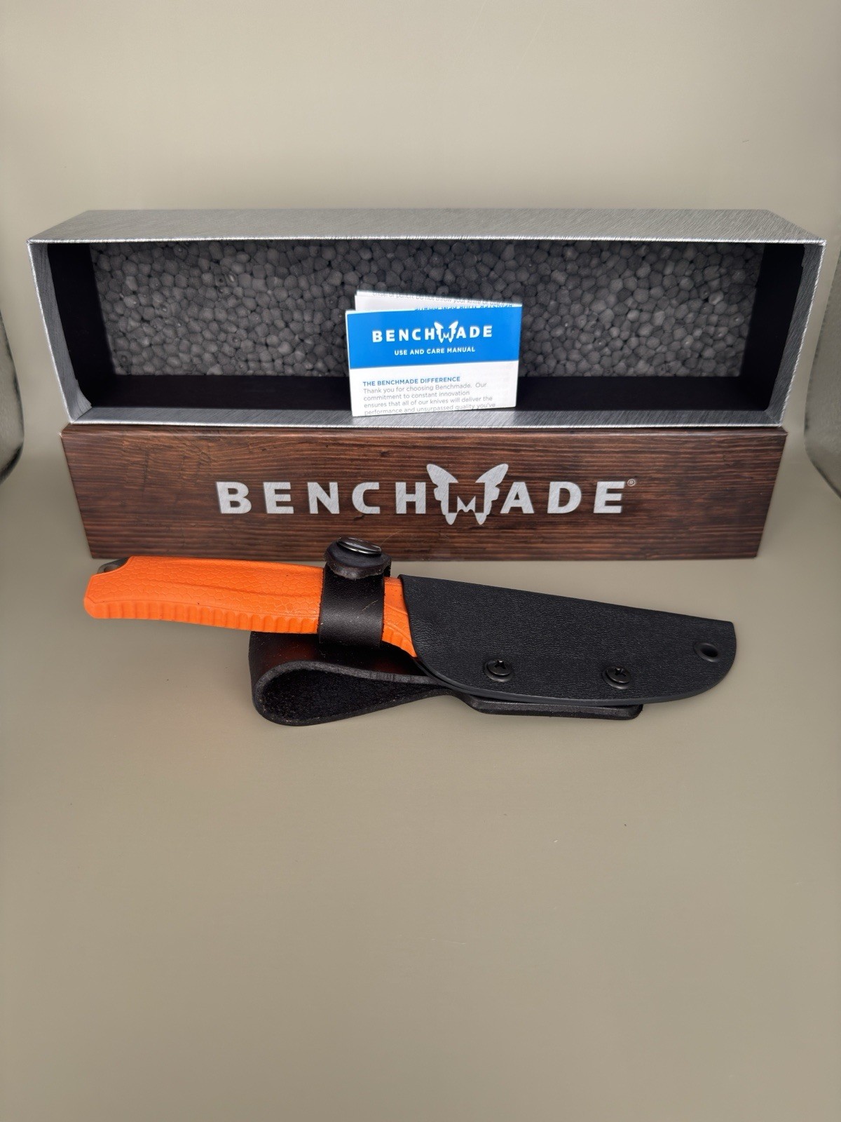 Benchmade Steep Country Hunter 15008-ORG CMP-S30V Fixed Blade Hunting ...