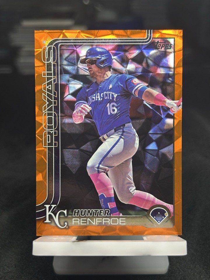 2025 Topps Series Two #598 Hunter Renfroe Orange Diamanté Foil /25 ...