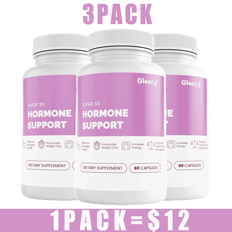 3 Pack GleeFull Over 30 HORMONE SUPPORT Menopause Supplement Hot Flash Relief | eBay