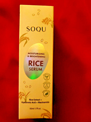 SOQU MOISTURIZING & BRIGHTENING RICE SERUM | eBay