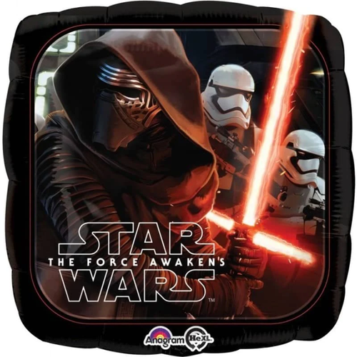 Square Star Wars Foil Balloon 43cm (17") Kids Space Birthday Party ...